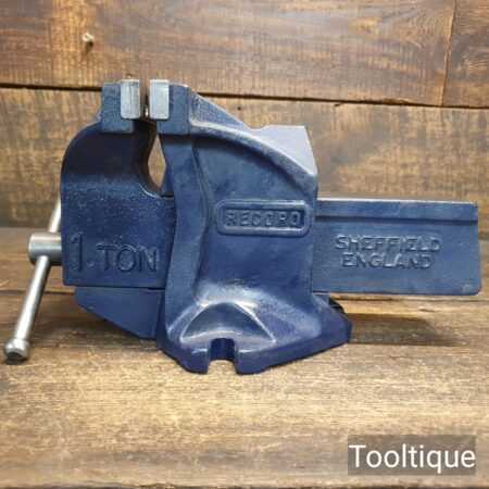 Vintage 8 kg Record Tools Engineers Vice 4” jaws 1 Ton Pressure – Fully ...