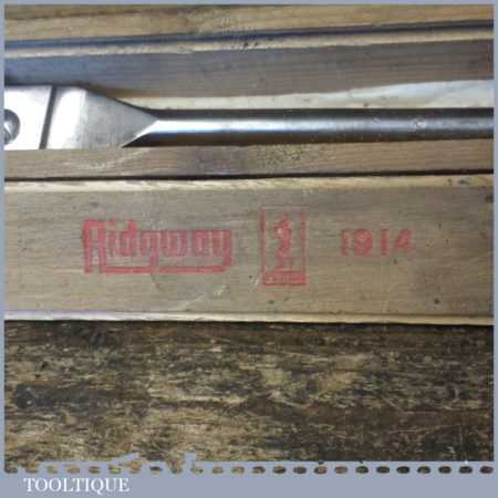 Vintage Ridgeway No: 1914 Expansion Bit Two Cutters 7/8” – 3” Fully ...