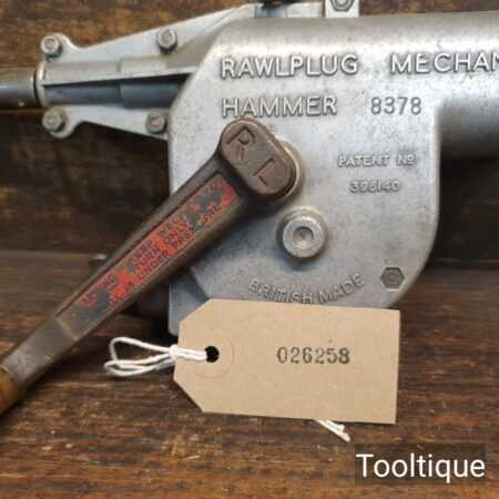Vintage Rawlplug Mechanical Hammer Drill In Original Condition | Tooltique