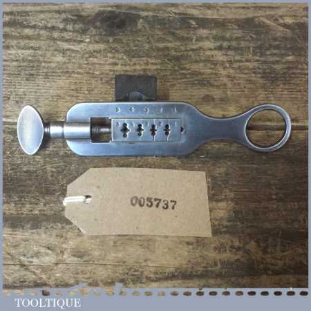 Vintage Adjustable Thread Screw Plate Clockmakers or Jeweller’s Die ...